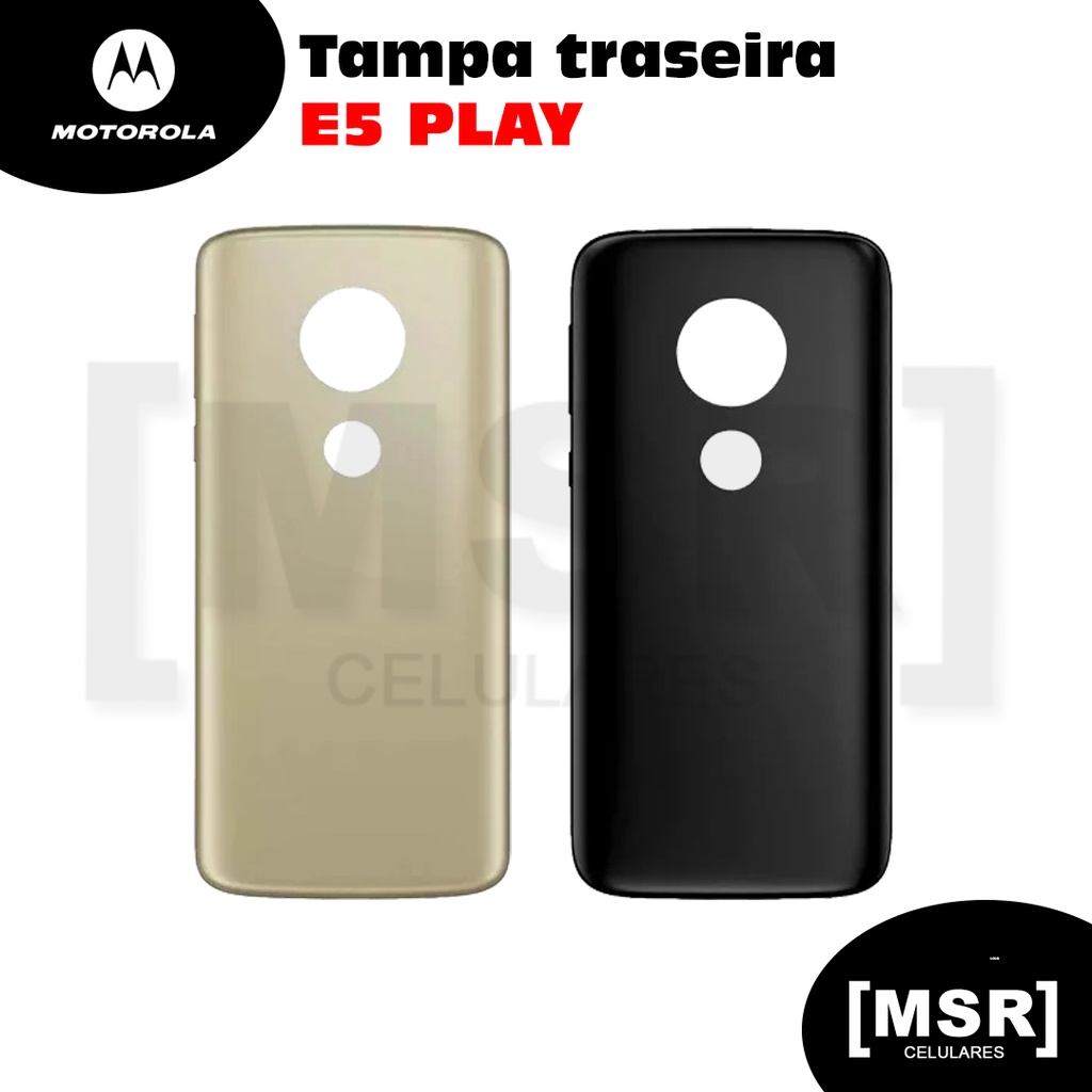 Tampa traseira celular MOTOROLA modelo E5 PLAY | Shopee Brasil