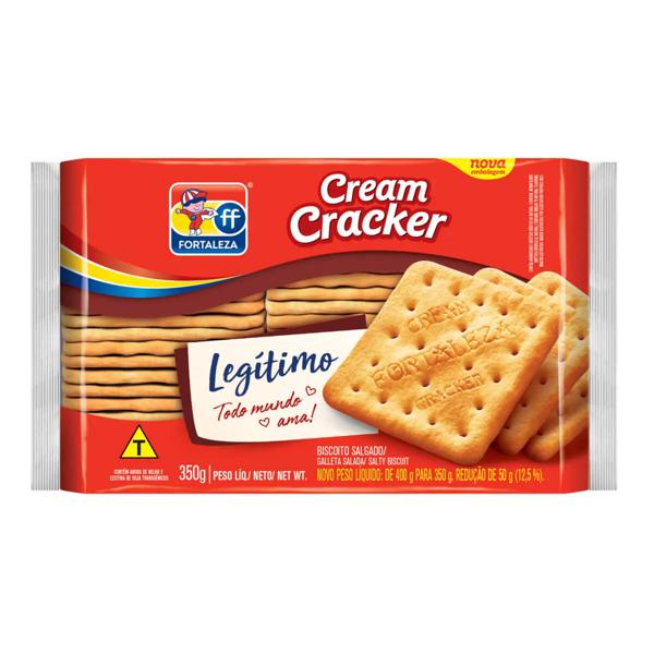 Cream Cracker Fortaleza 350g | Shopee Brasil