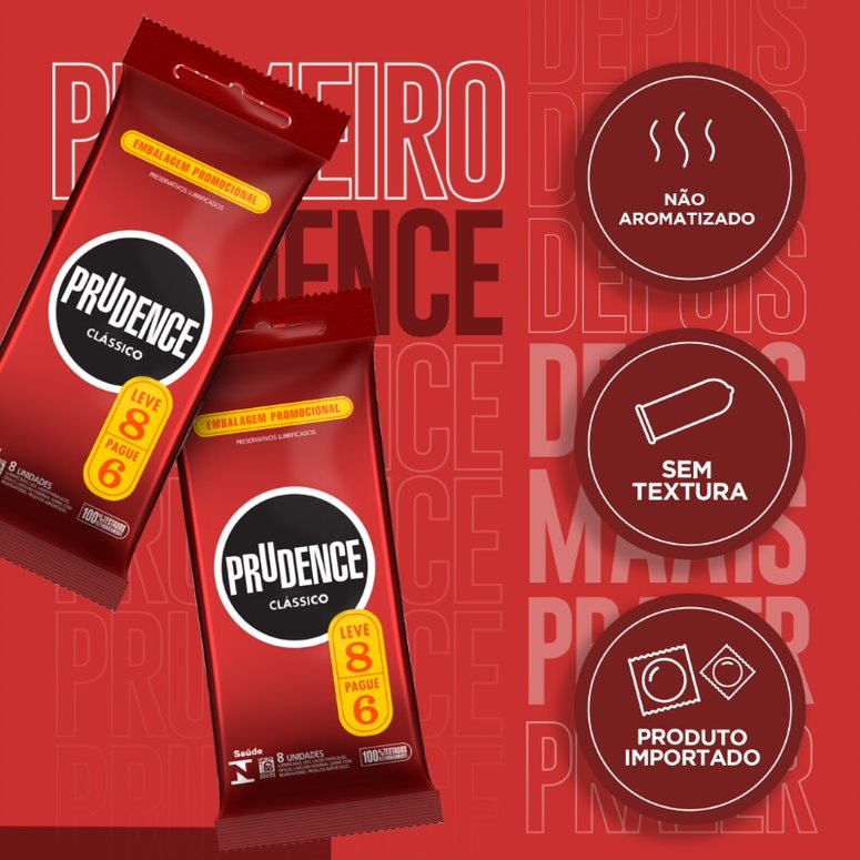 Kit 16 Preservativo Camisinha Ultra Sensível Prudence Clássico | Shopee Brasil