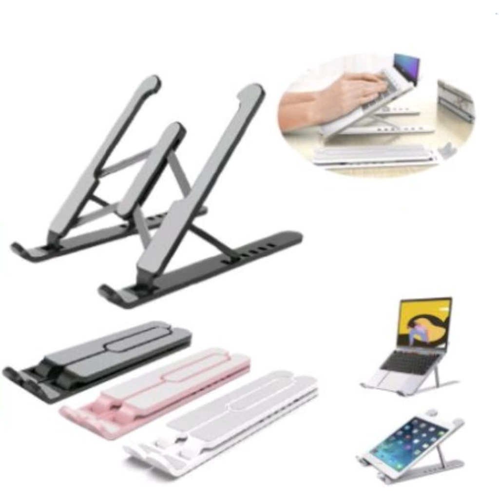 Suporte P/Notebook - Regulável, Ergonômico e Portátil (ROSA) | Shopee ...