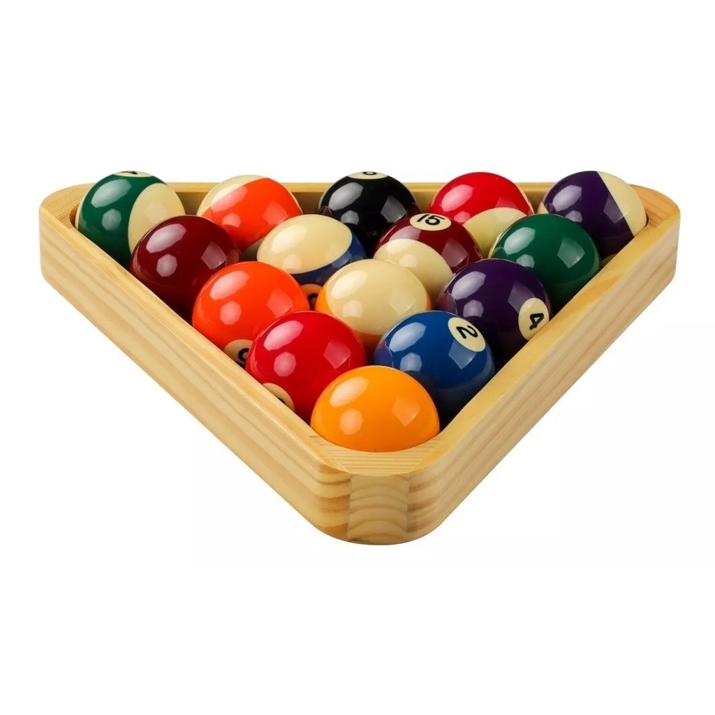 Triângulo Profissional P/ Bolas De Bilhar Sinuca Madeira | Shopee Brasil