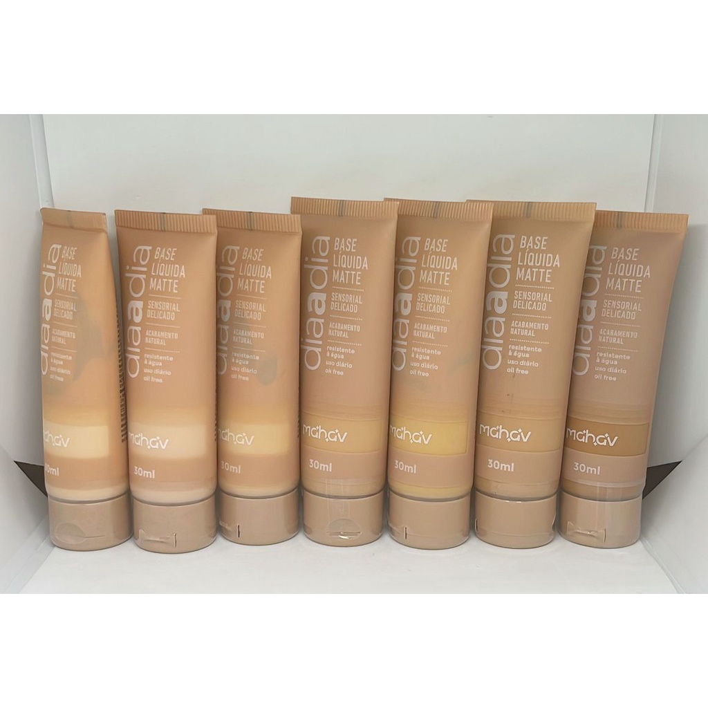 BASE LIQUIDA MATTE MAHAV DIA A DIA | Shopee Brasil