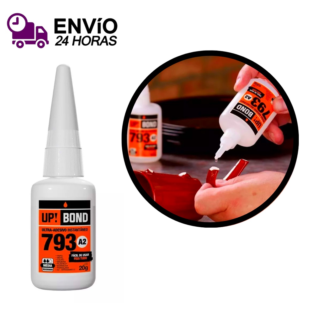 Cola Up Bond Ultra-adesivo Instantâneo 20g 793 A2 | Shopee Brasil