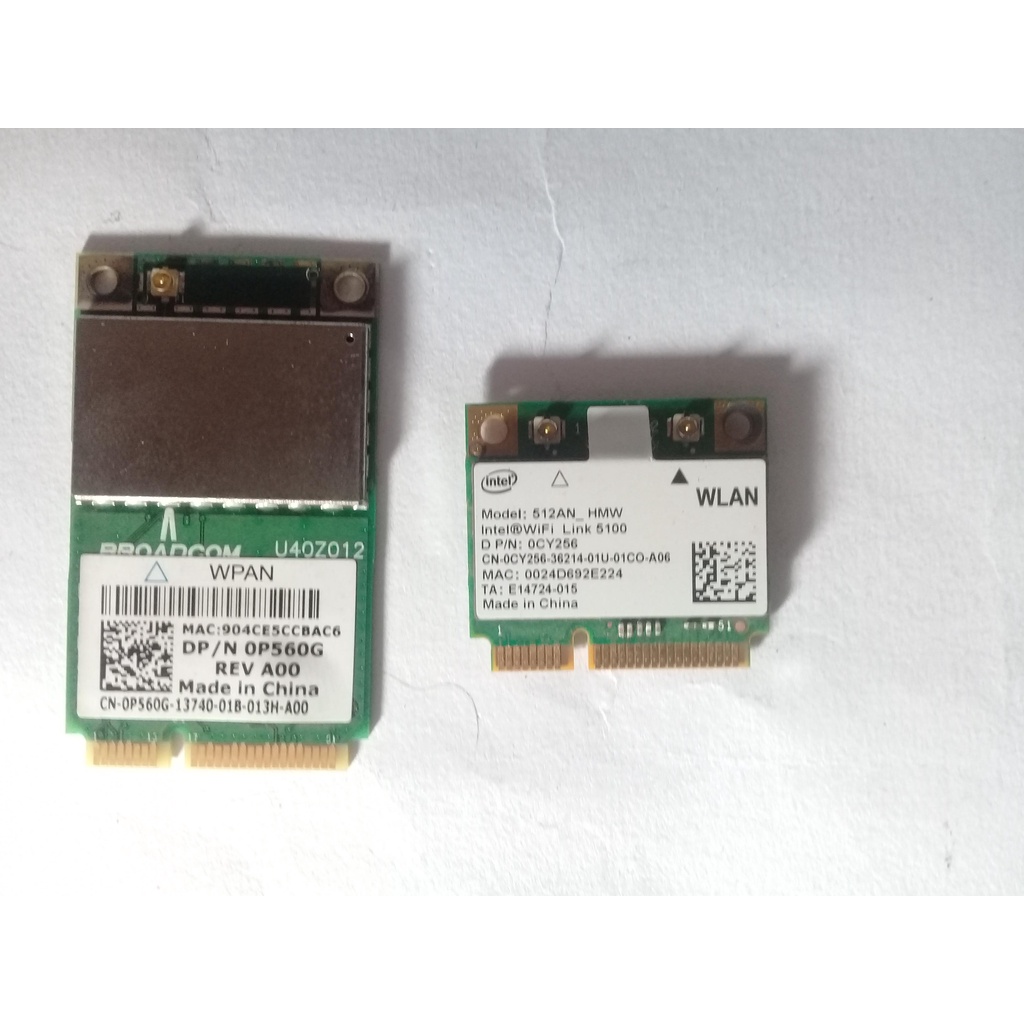 PLACA WI-FI DUAL BAND MAIS PLACA DE BLUETOTH NOTEBOOK DELL LATITUDE E ...