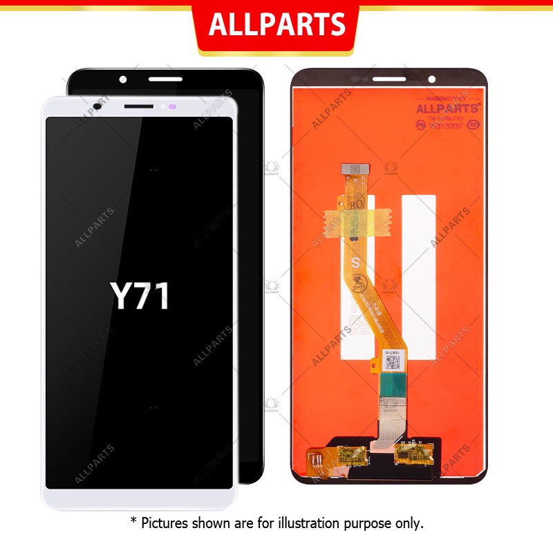 Tela Frontal Display do VIVO Y71 LCD Touch Completo Compatível Cona ...