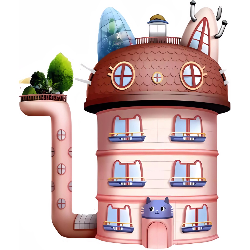Display Decoração festa infantil 60cm CASA MAGICA DA GABI | Shopee Brasil