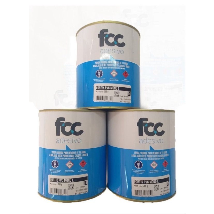 Cola Fcc Pvc Para Lonas, Vinil E Toldos - 700g | Shopee Brasil