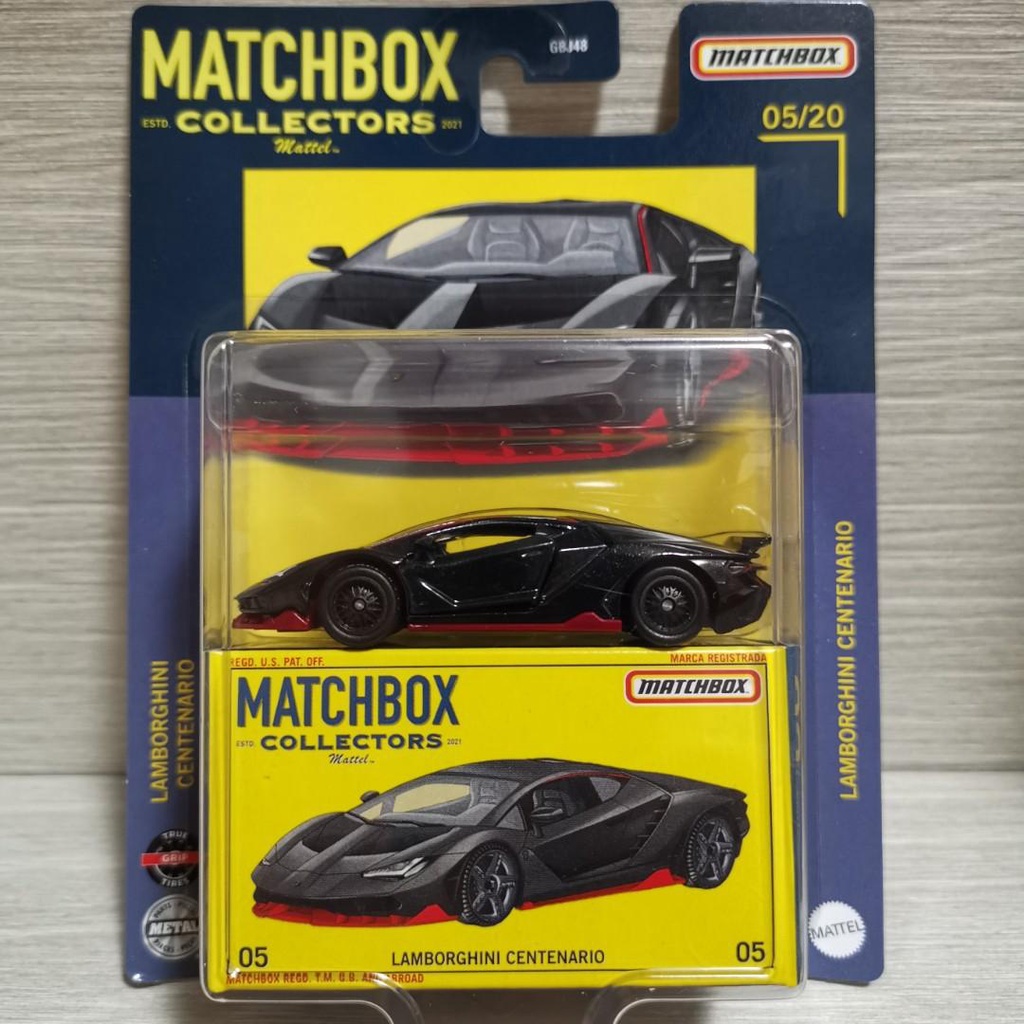 Coletores De Caixa MATTEL MATCHBOX 05/20 LAMBORGHINI CENTENARIO 1/64 ...