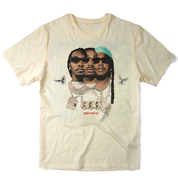 Camiseta Algodao Migos Culture Rap Trap Swag Takeoff Quavo | Shopee Brasil