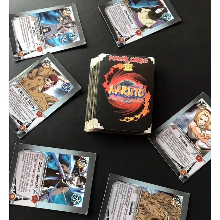 Power Cards Collectible Cards Games Naruto | Shopee Brasil