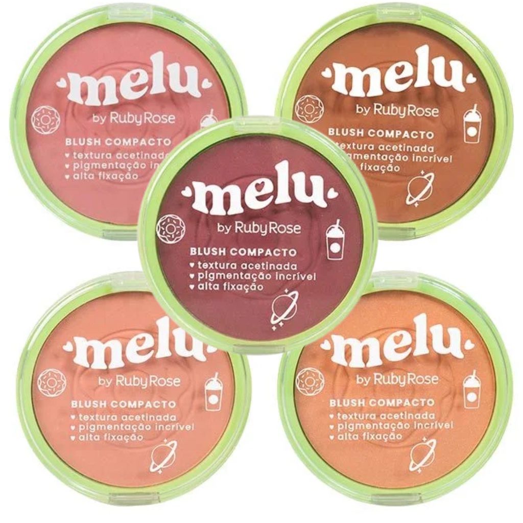 Blush Compacto - Melu By Ruby Rose 10g | Shopee Brasil