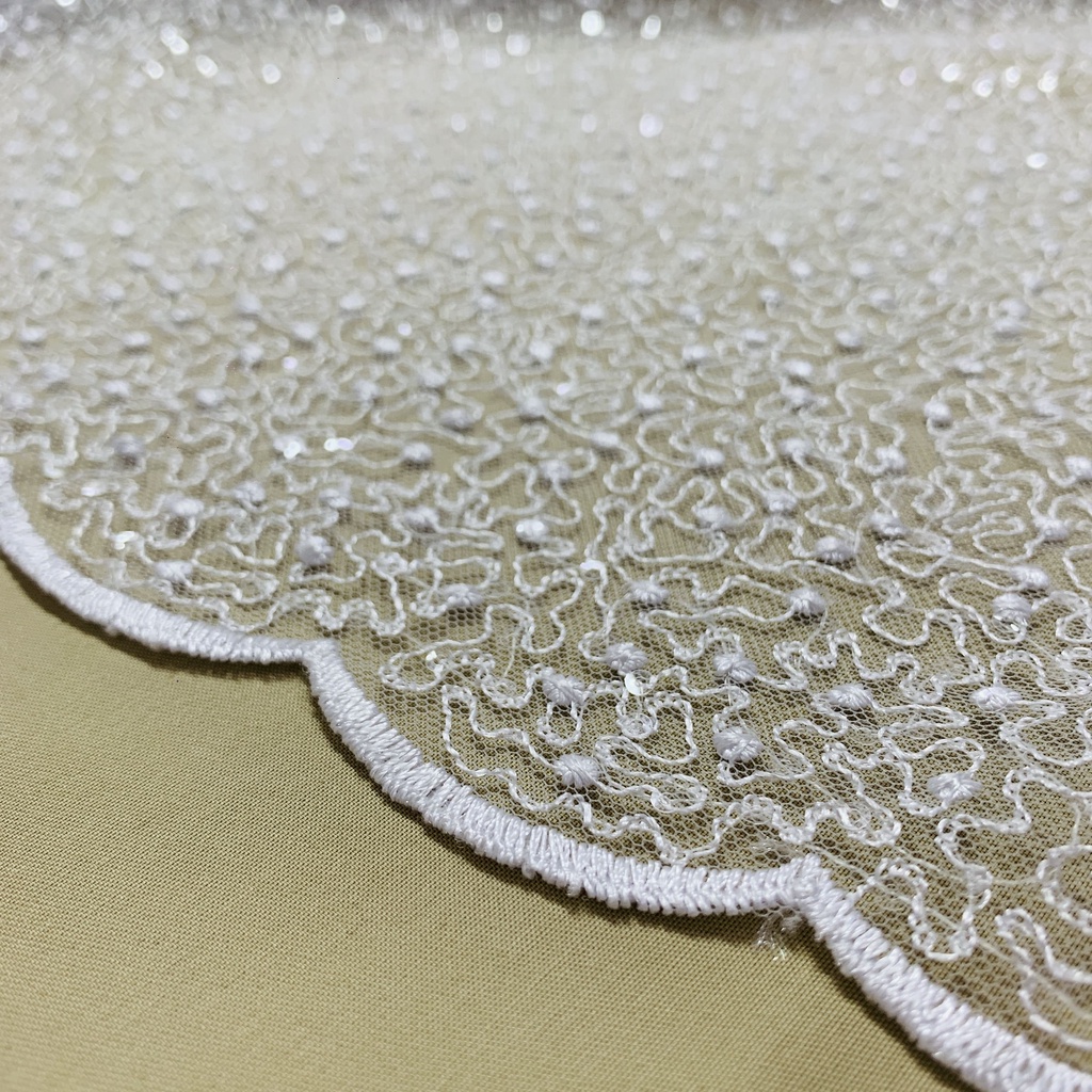 Tule Branco 100% Poliester 1,00m x 1,30m - 50 cm (Meio metro) | Shopee ...