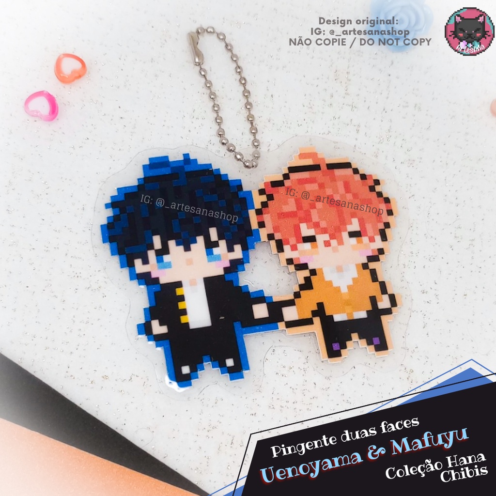Chaveiro plastificado Casais Chibi Anime BL - Variados ( Banana Fish ...