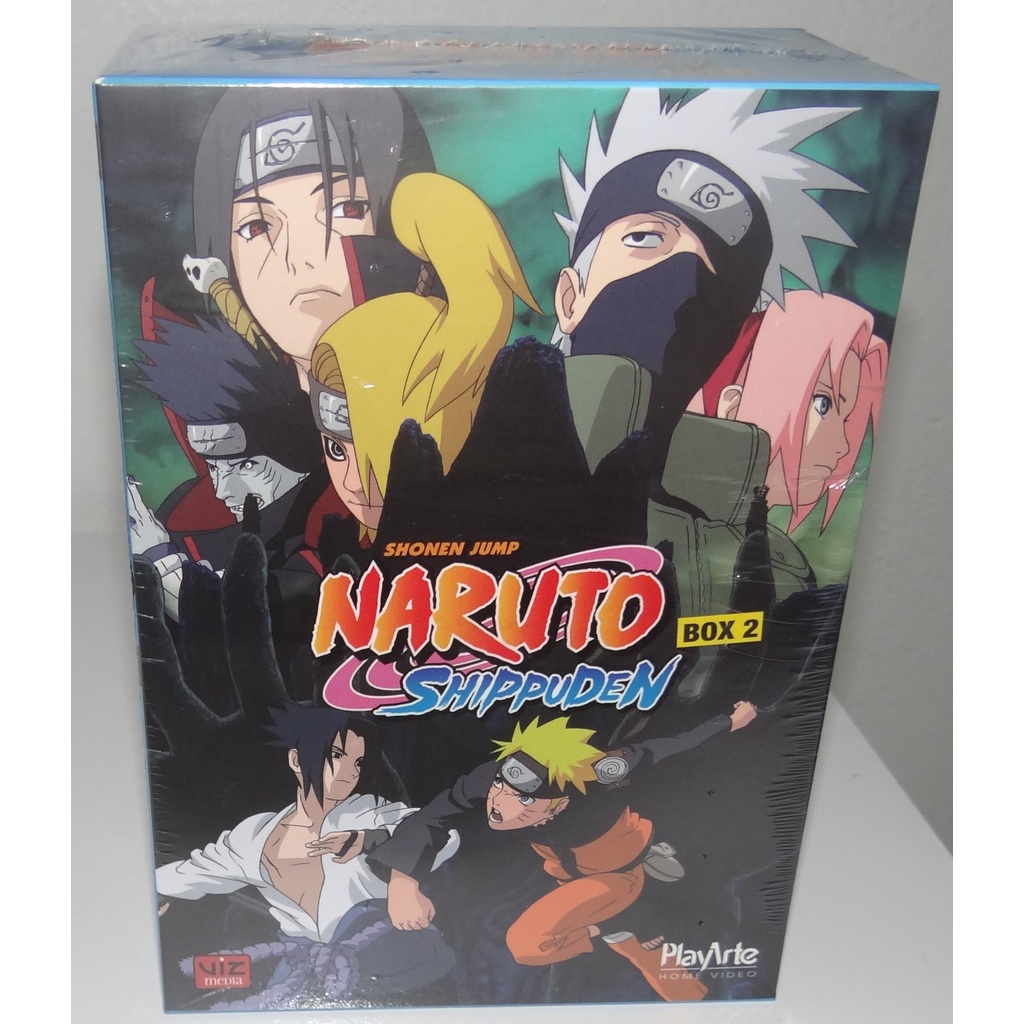 DVD Naruto Shippuden Box 2 (Lacrado/Original/5 Discos) | Shopee Brasil