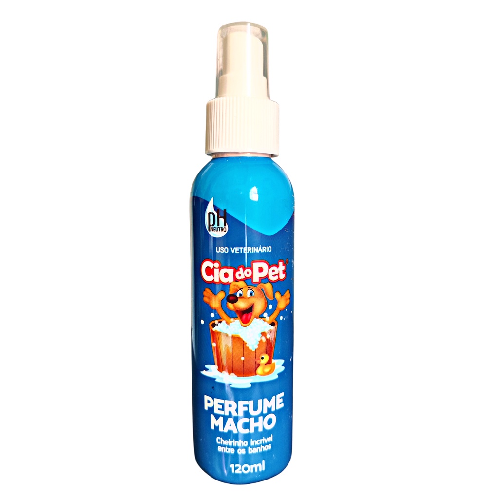 Perfume Para Cachorro Cães Gatos Macho 120 mL Cia Do Pet | Shopee Brasil