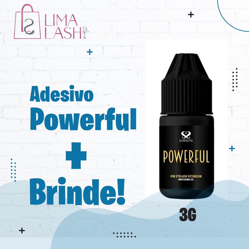 Adesivo (cola) Powerful 3ml | Shopee Brasil