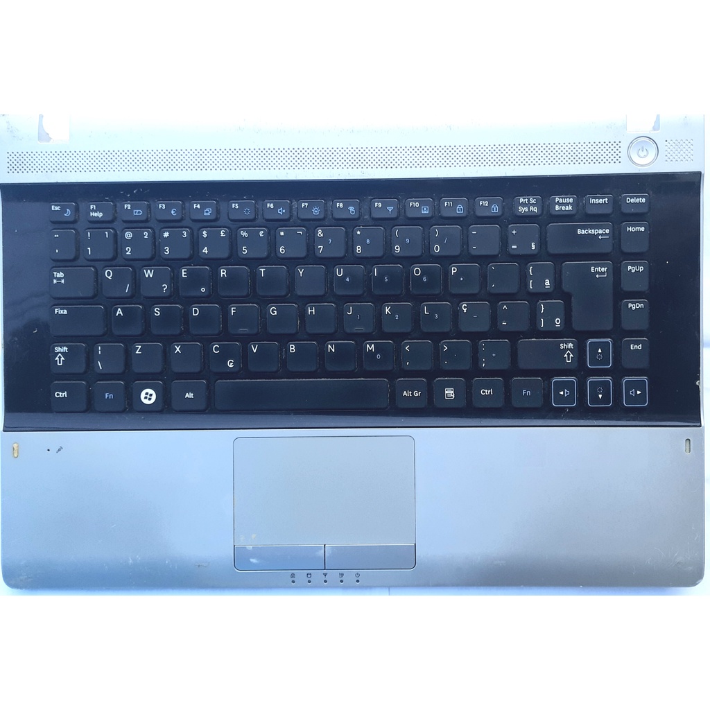Base da carcaça com teclado notebook Samsung RV415 - leia a descrição ...