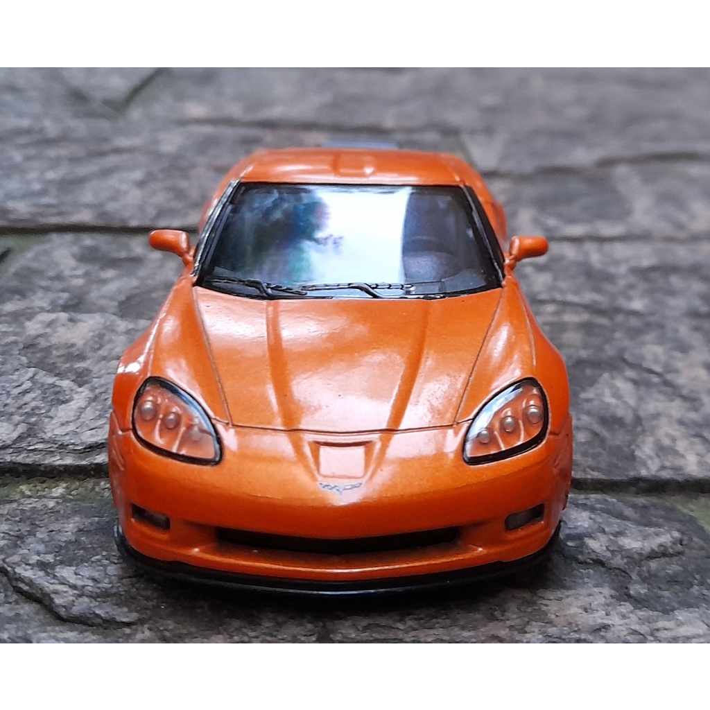 Miniatura Corvette C6 Z06 Kinsmart 2007 Laranja. | Shopee Brasil