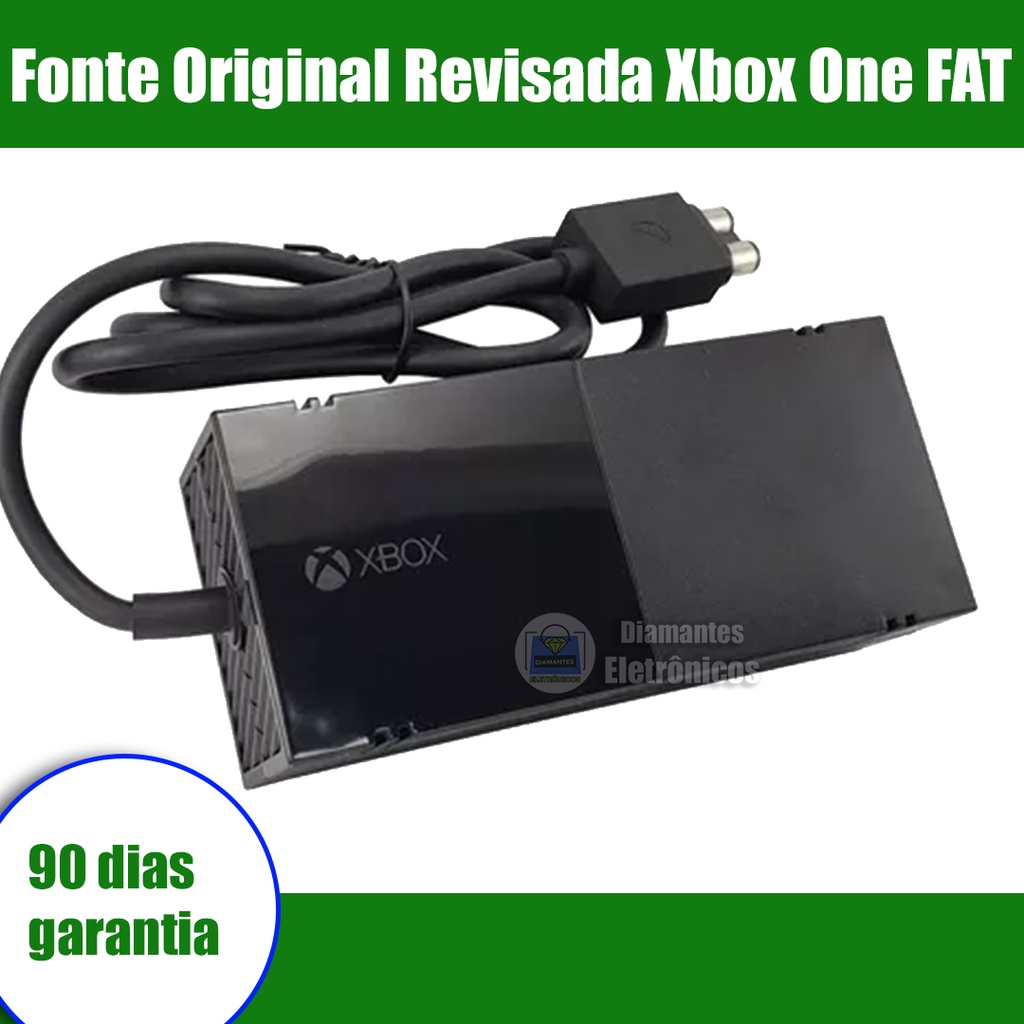 Fonte Xbox One FAT Original Microsoft 100% Restaurada Garantia | Shopee ...