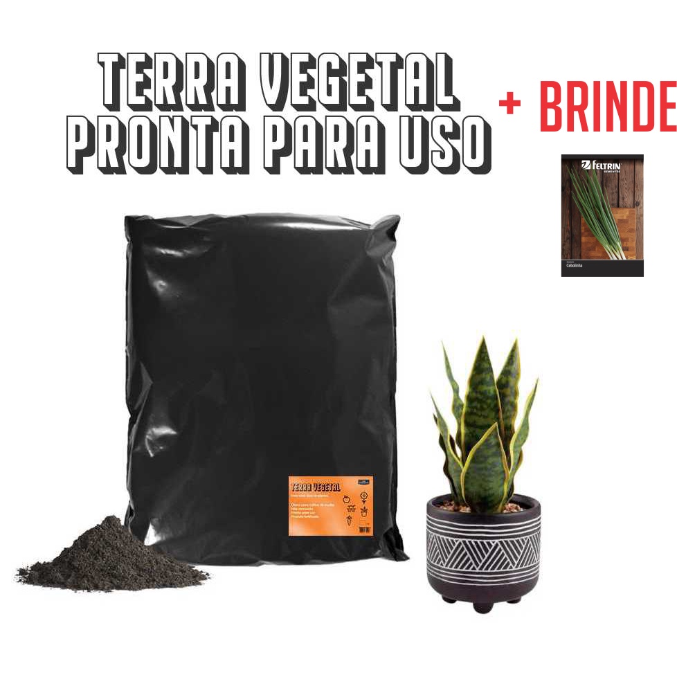 Substrato Terra Vegetal Adubada Orgânico para Plantas e Jardim | Shopee ...