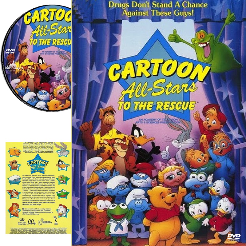 Dvd Astros Do Desenho Animado Contra As Drogas 1990 | Shopee Brasil