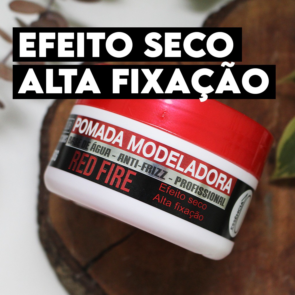 Pomada Red Fire Modeladora Mega Fixação 150grs | Shopee Brasil