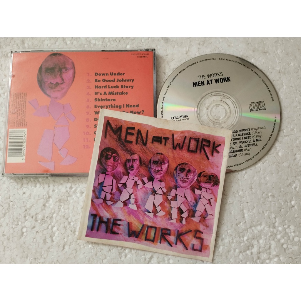 Cd - Men At Work - The Works | Shopee Brasil