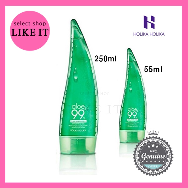 Holika Aloe 99 % Gel Suavizante 250ml/55ml | Envio Da Coréia | Shopee ...
