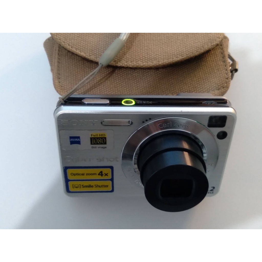 Câmera Digital Cybershot Sony Dsc-w110 com Bateria Original Cartão ...