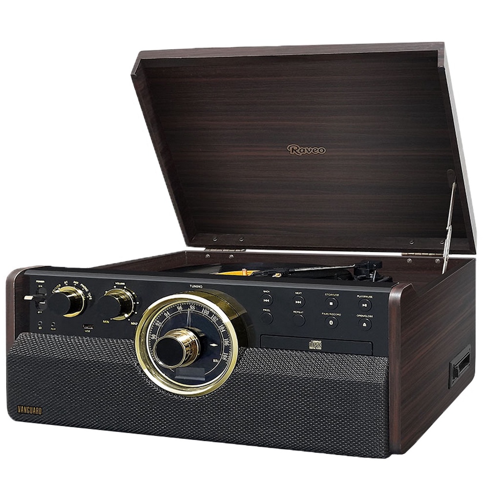 Vitrola Toca Discos Radio FM CD Cassete Players USB Reproduz e Grava ...