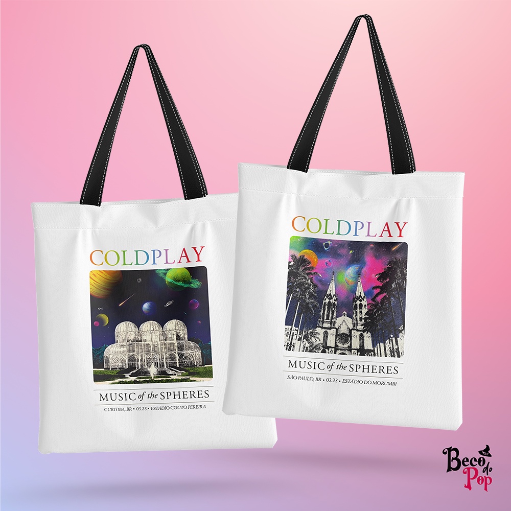 Ecobag - Music Of The Spheres (Coldplay) | Shopee Brasil