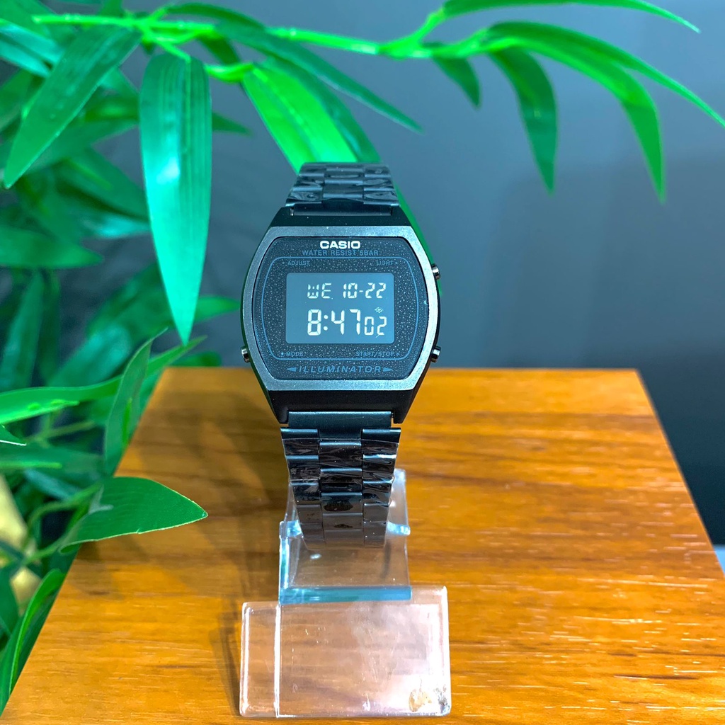 Relógio Casio Vintage digital Retrô B640W linha Premium Unissex Preto | Shopee Brasil
