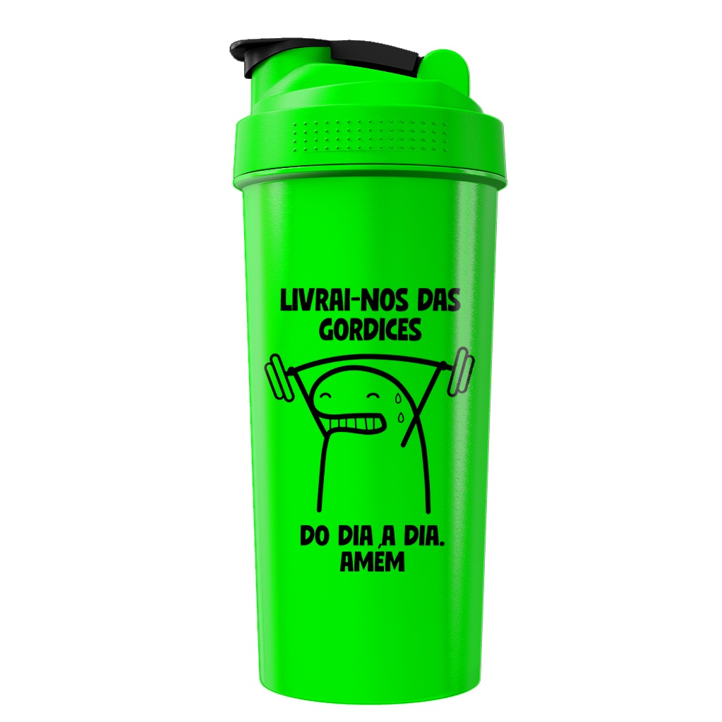 Coqueteleira Memes Divertidos - Garrafinha Academia Shaker | Shopee Brasil