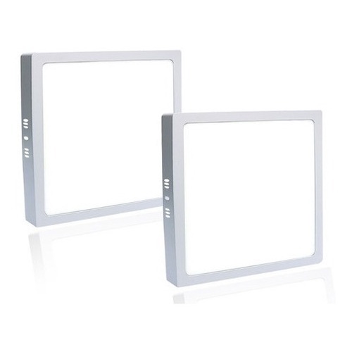 Painel Plafon Led Sobrepor Quadrado 20x20 18w Branca Bivolt | Shopee Brasil