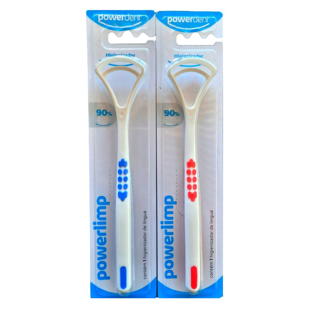 Limpador E Raspador De Língua Higienizador Bucal Confortável para ...