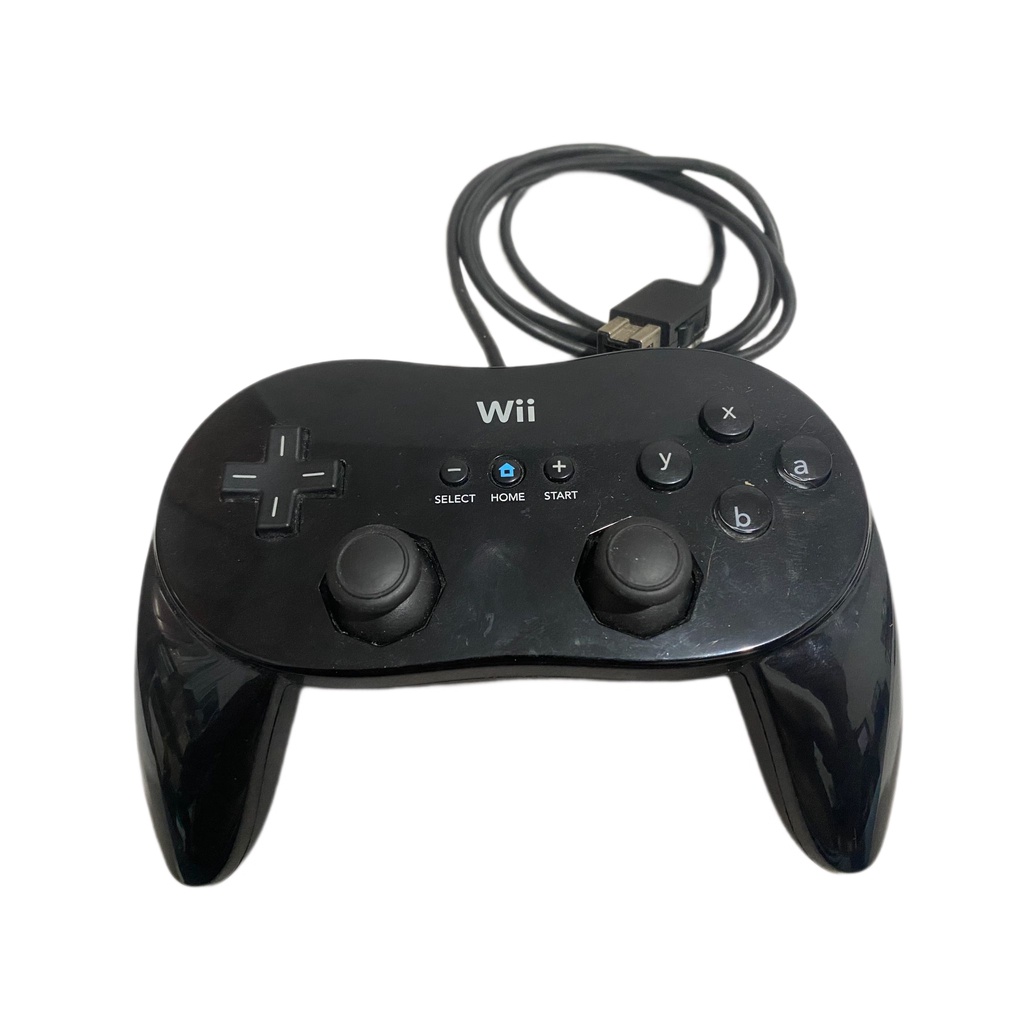 Wii Classic Controller Controle Wii Preto Envio Ja! | Shopee Brasil