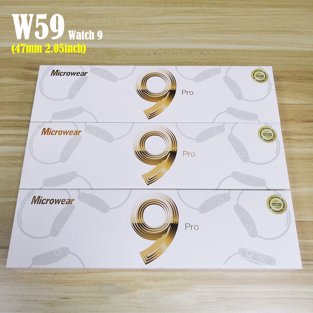 W59 Smart Watch 9 Series 2.2 inch GPS Tracking Task List Health Monitor BT Call MActive pro ...