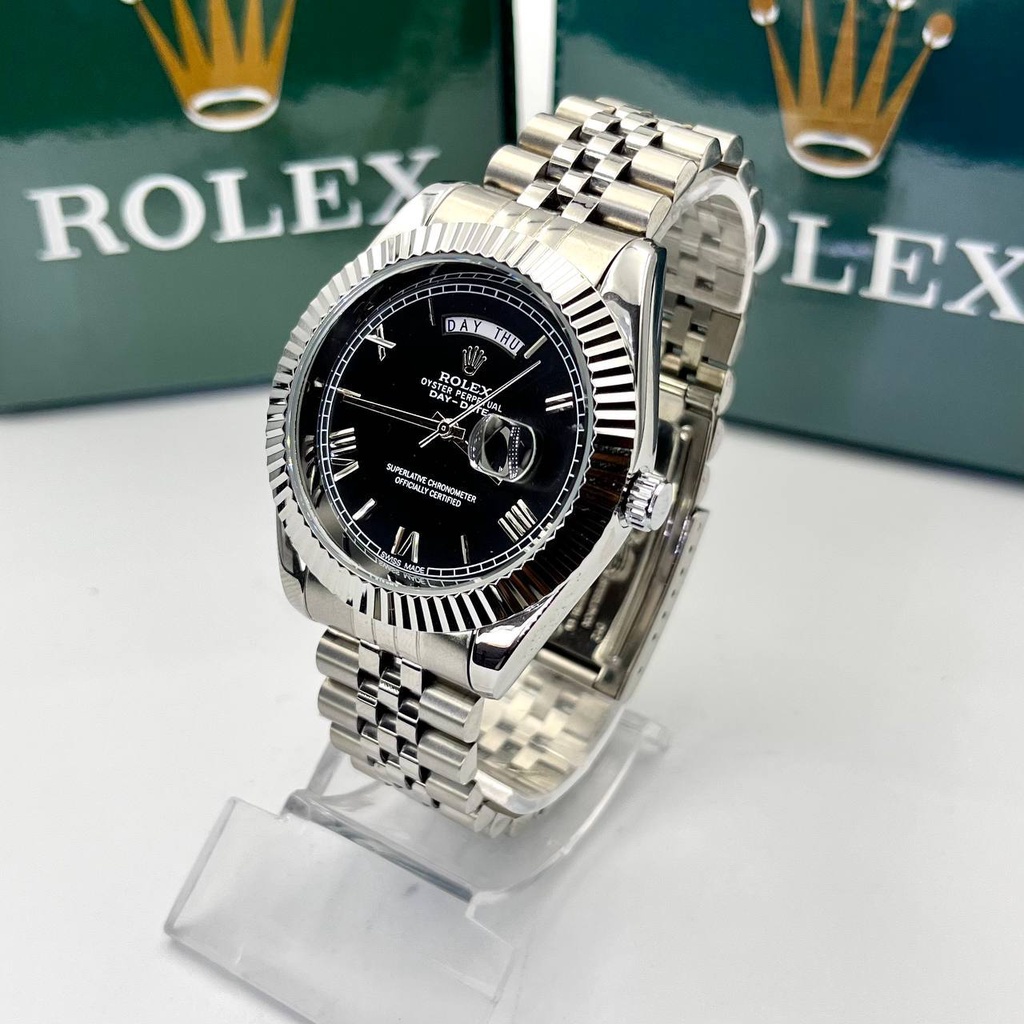 Relógio Rolex Submariner Prata/Preto nevoa linha Gold c/ caixa premium ...