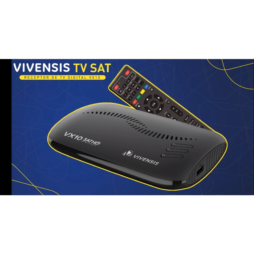 Receptor Vivensis Vx10 Sat Hd Regional Hdmi Usb Rca | Shopee Brasil