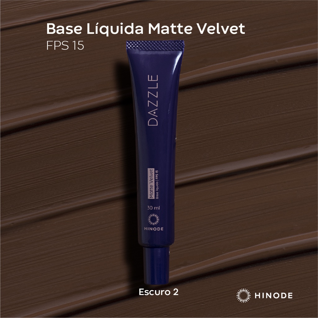 Base Líquida Dazzle Hinode HD MATTE (ESCURO 2) | Shopee Brasil