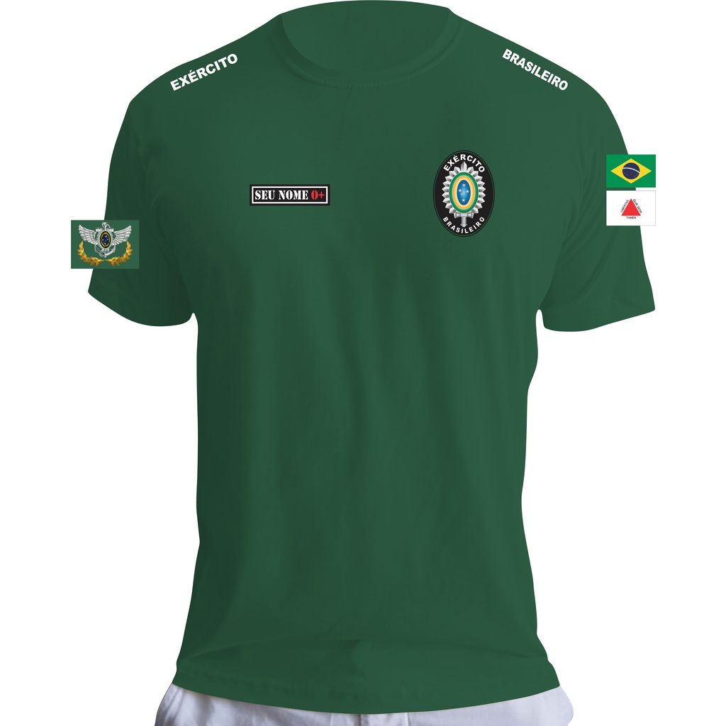 Camisa Camiseta Exercito Brasileiro Militar Eb Alusiva | Shopee Brasil