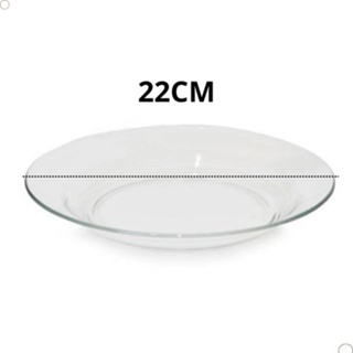 Kit Jogo 06 Fundo+06 Raso Pratos Astral Vidro Transparente Nadir Duralex Liso Resistente ...