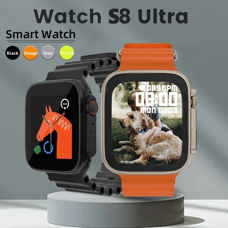 S8 Ultra Smartwatch Original Hryfine APP HD1,44 Polegadas Série8 ...
