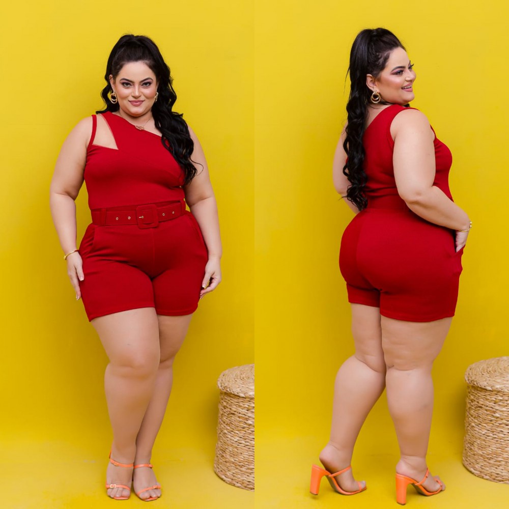 Macaquinho Plus Size Shopee Brasil