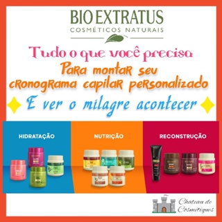 Cronograma Capilar Bio Extratus Personalizado Monte seu Kit 250g | Shopee Brasil
