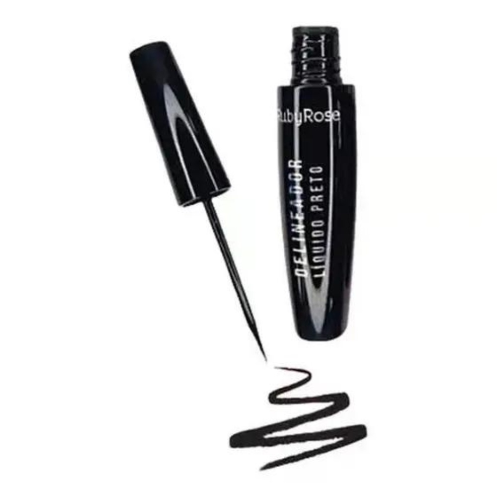 Delineador Liquido Preto Ruby Rose | Shopee Brasil