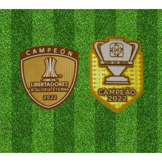 Kit Patch Flamengo Campeão Copa do Brasil 2022 Campéon Libertadores ...
