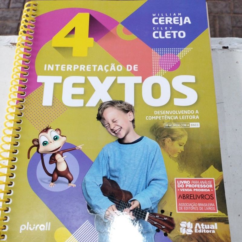 interpretação de textos 4 ano livro do professor novo | Shopee Brasil