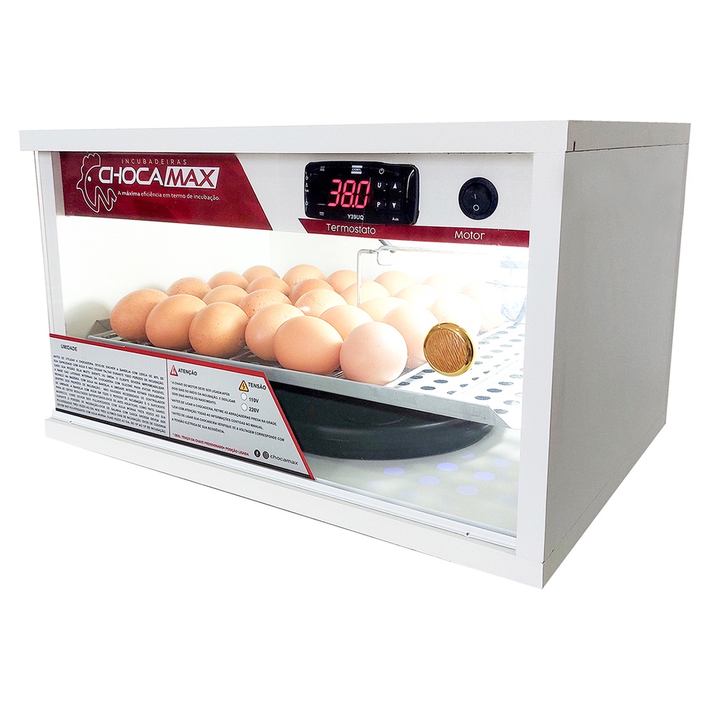 Chocadeira 100% Automática Digital 30 a 40 Ovos Galinha/Codorna ...