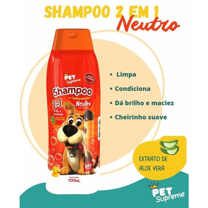 SHAMPOO 2 EM 1 NEUTRO 700 ML | Shopee Brasil
